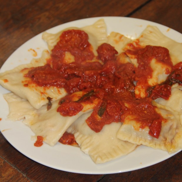 Blue Hokkaido Pumpkin Ravioli | Italian & Vegan